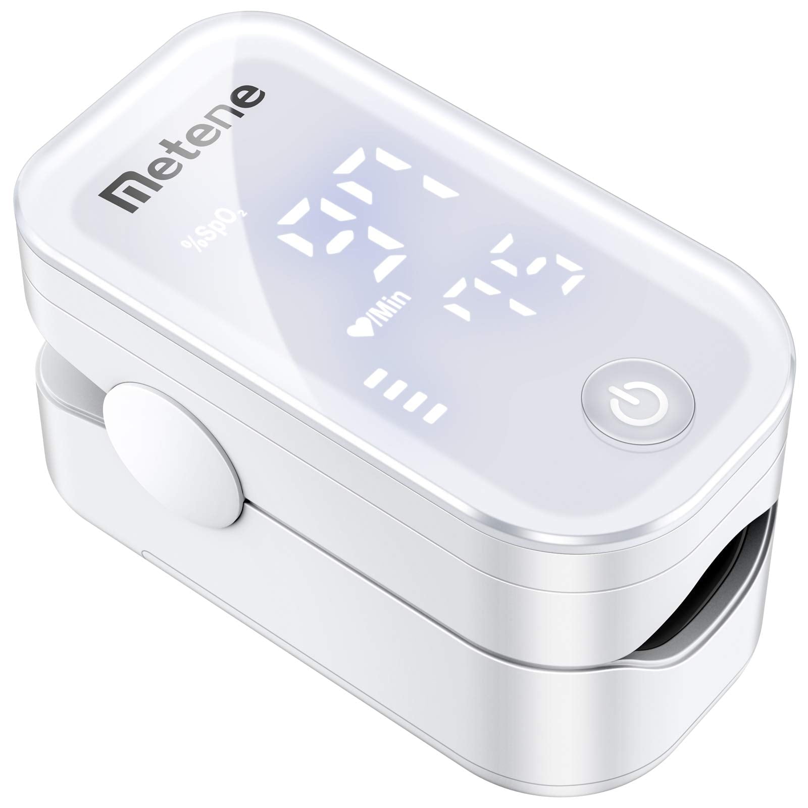 Metene Finger Pulse Oximeter, Heart Rate Monitor and SpO2 Levels – Lpow